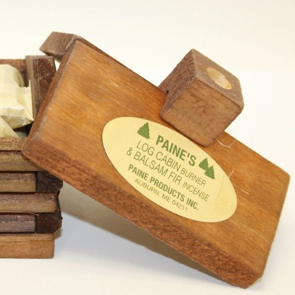 Paine Products | Other | Small Log Cabin Incense Burner 25x35 With ...